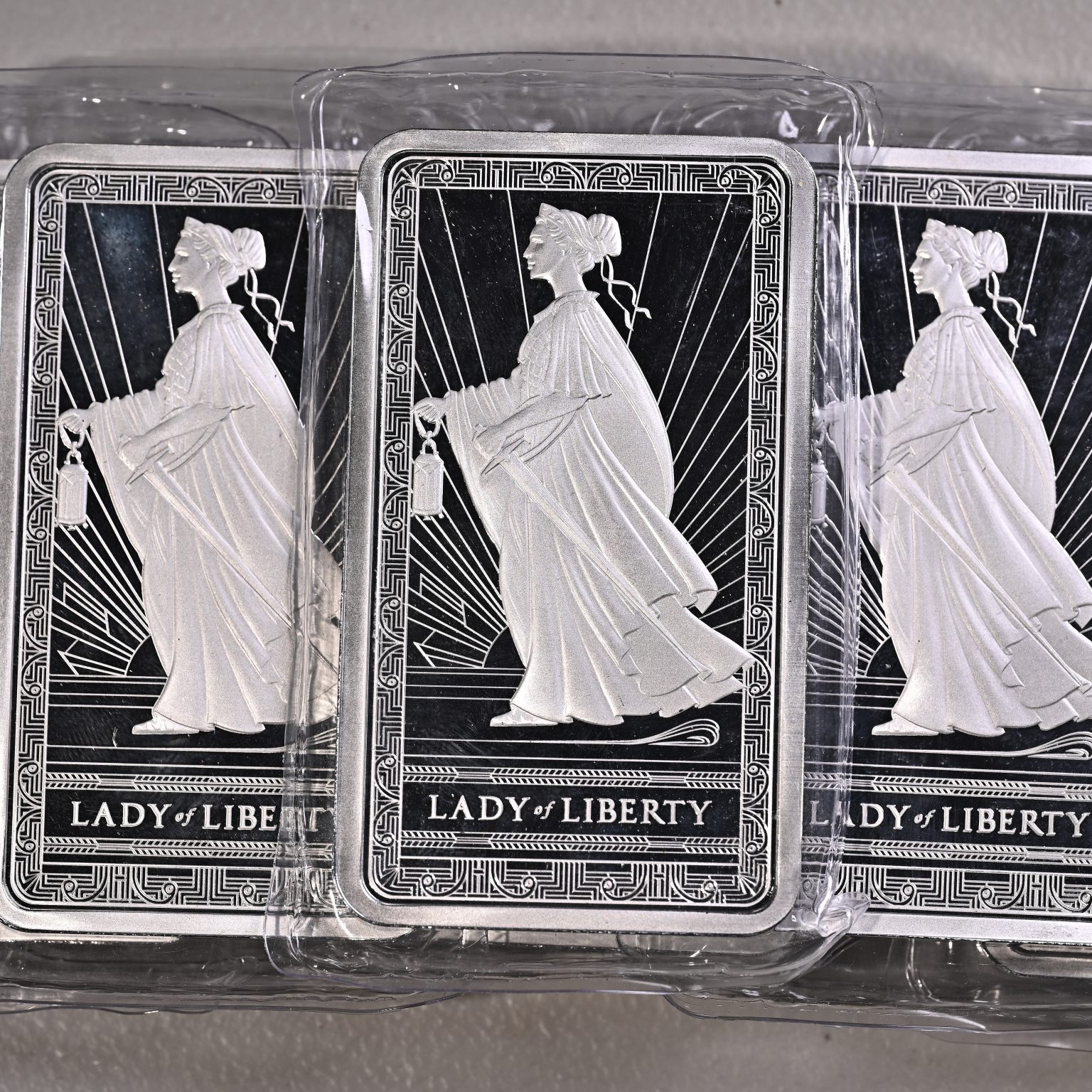 PAMP Suisse 10oz .999 Silver “Lady of Liberty” Bar – Redstone Coins
